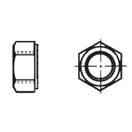 PVC Hex Nuts