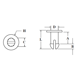 Plastic Push-In-Fasteners